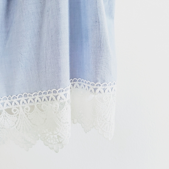 Express | Tops | Express Lace Trim Cotton Poplin Cami | Poshmark